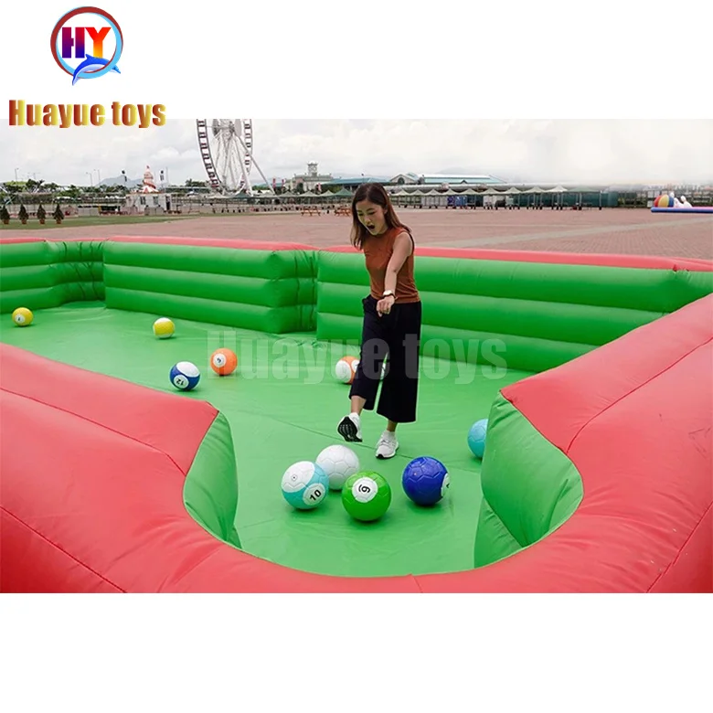 Snooker Soccer Ball Inflatable Human Billiards Football