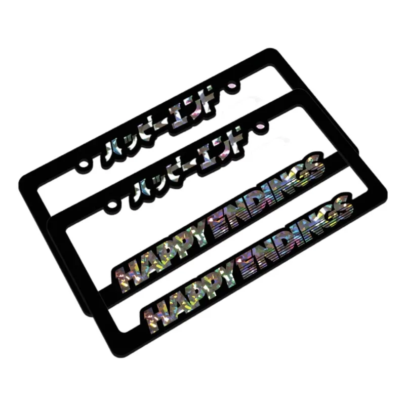 Customized Japan Anime Number Plate Holder Jdm Metal Plastic Car ...