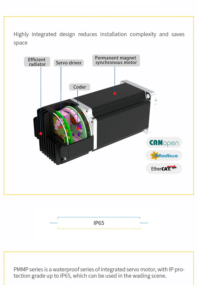 750wpmmp60 Waterproof Servo Motor Integrated Low-voltage Dc Absolute ...