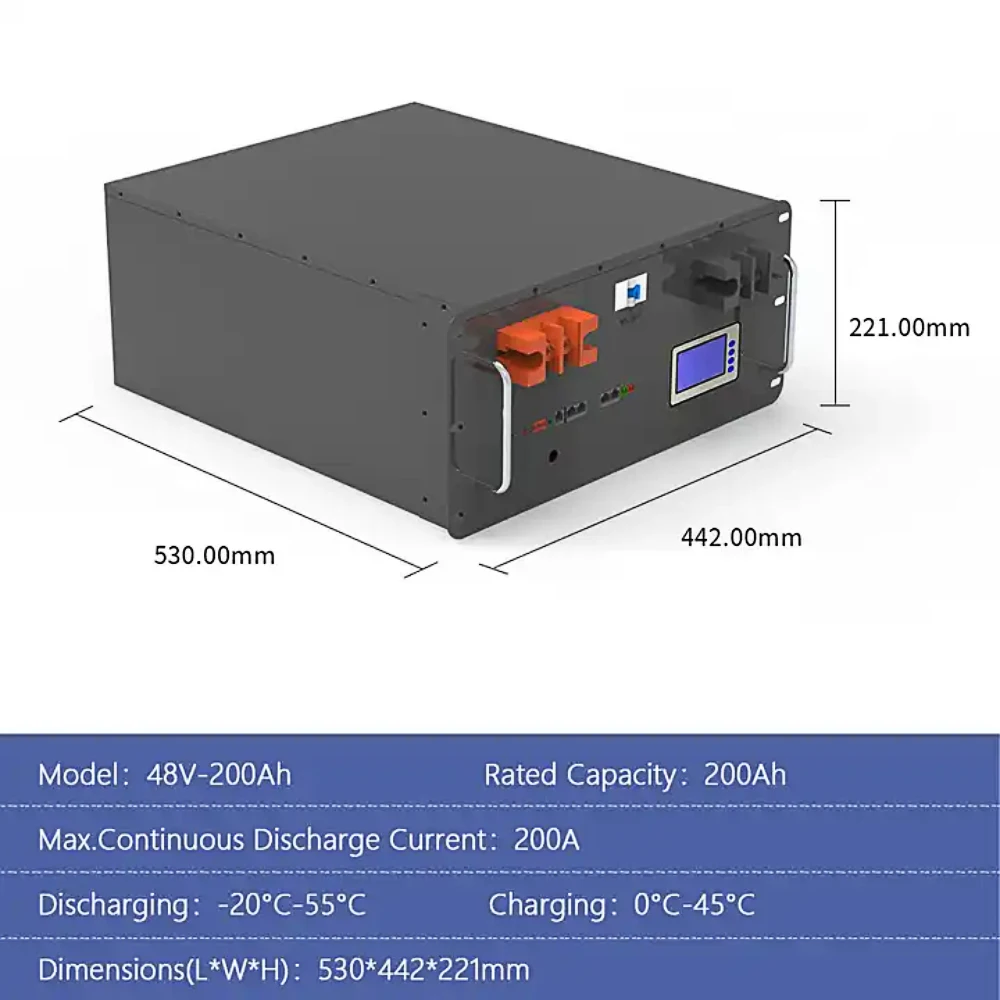Stackable Rack Mounted Battery Lithium 5kwh 10kwh 30kwh 20kwh Lifepo4 ...