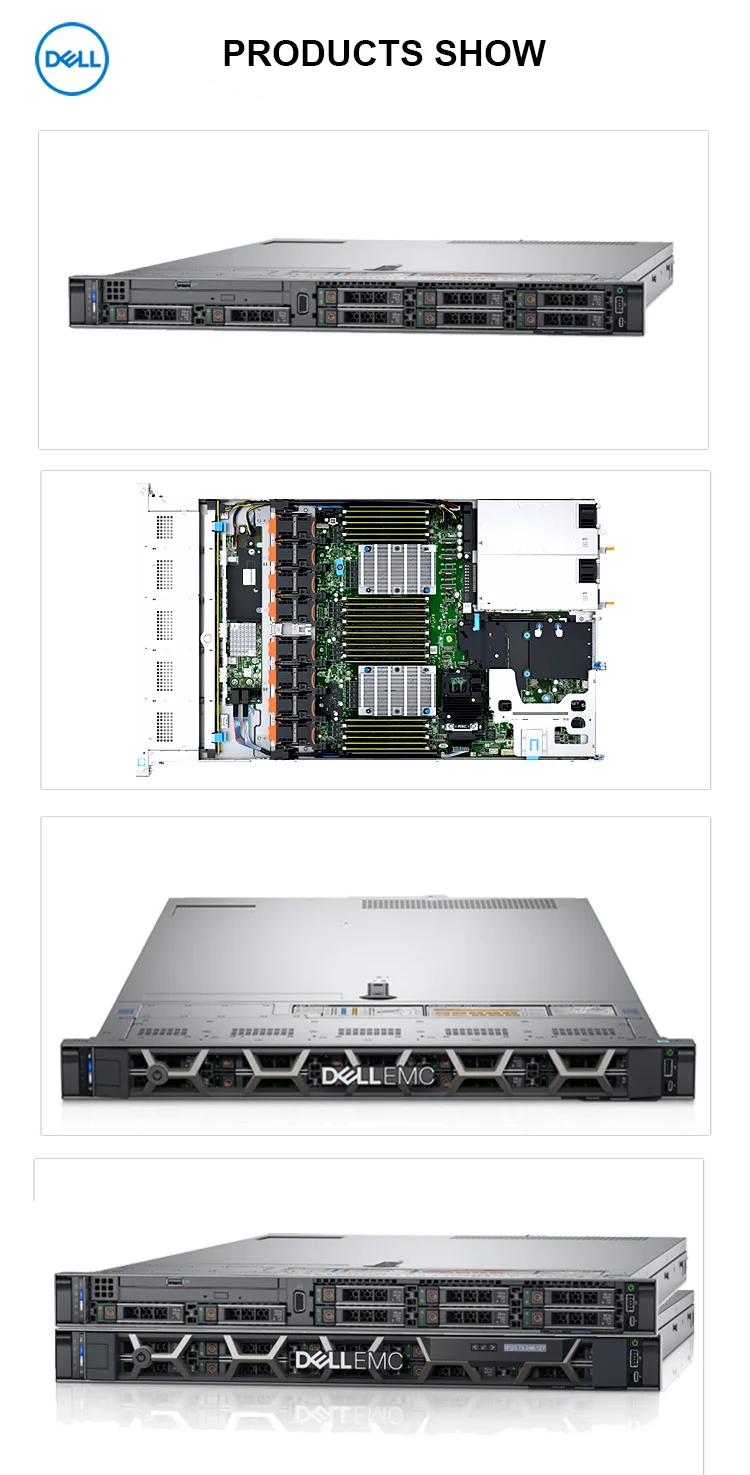 Cheap 1u Dell Poweredge R640 Rack Server For Dell Storage Server 6130 ...