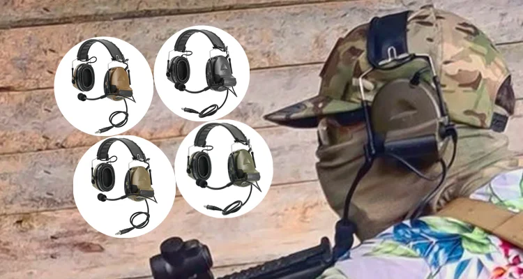 TS TAC-SKY Tactical Headset TSCII Hearing Protection Shooting Earmuffs ...