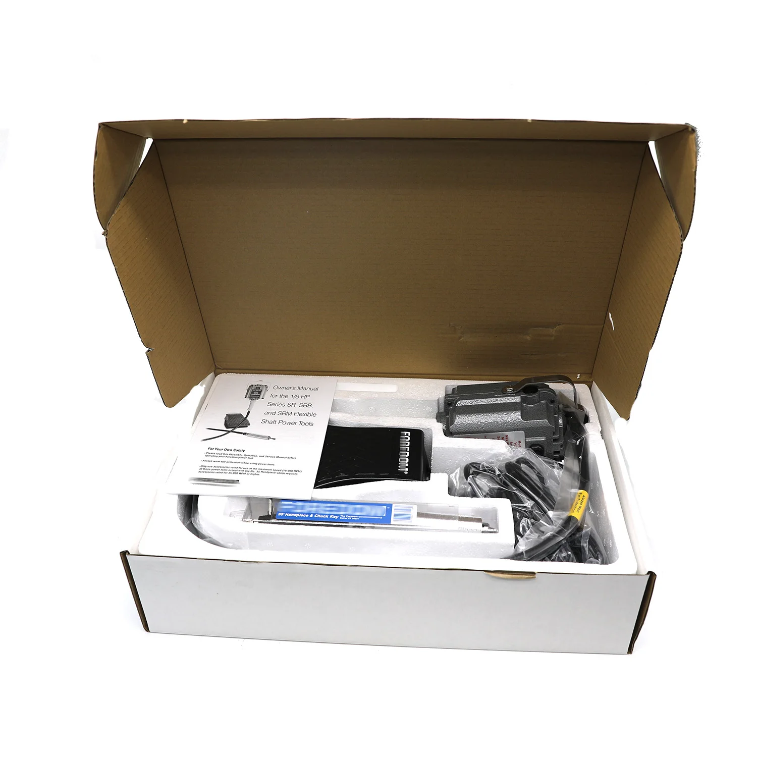 SR Electrical Flex Shaft Rotary Tool Foot Pedal Control