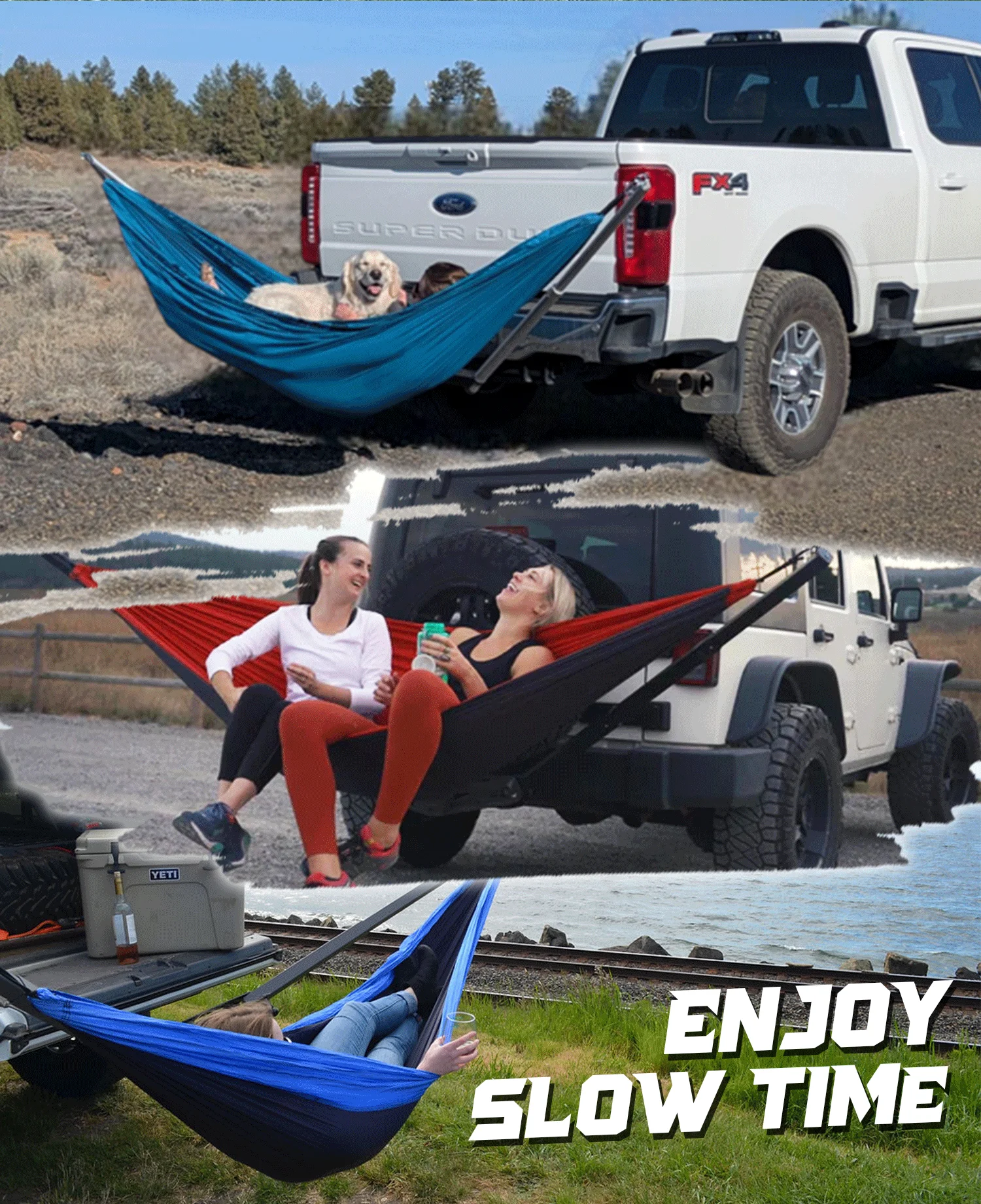 Ambull 4x4 Off-Road Vehicle Trailer Hammock Stand - 160kg Capacity ...