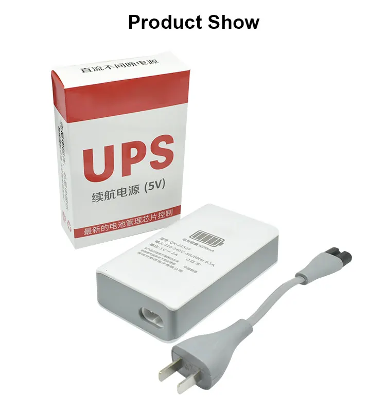 Mini Ups Battery Backup Uninterruptible Ups Power Supply 5v2a For 5v ...