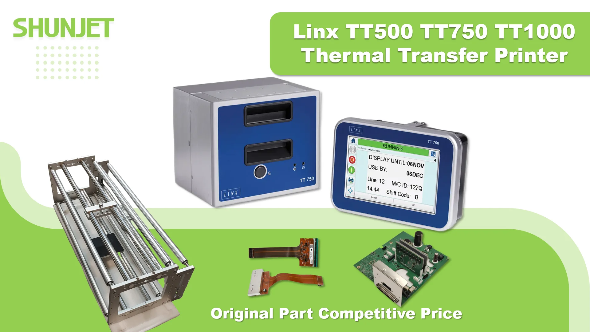 Linx Tto Original Printhead 407933 Videojet 6330/6530 53mm Tto ...