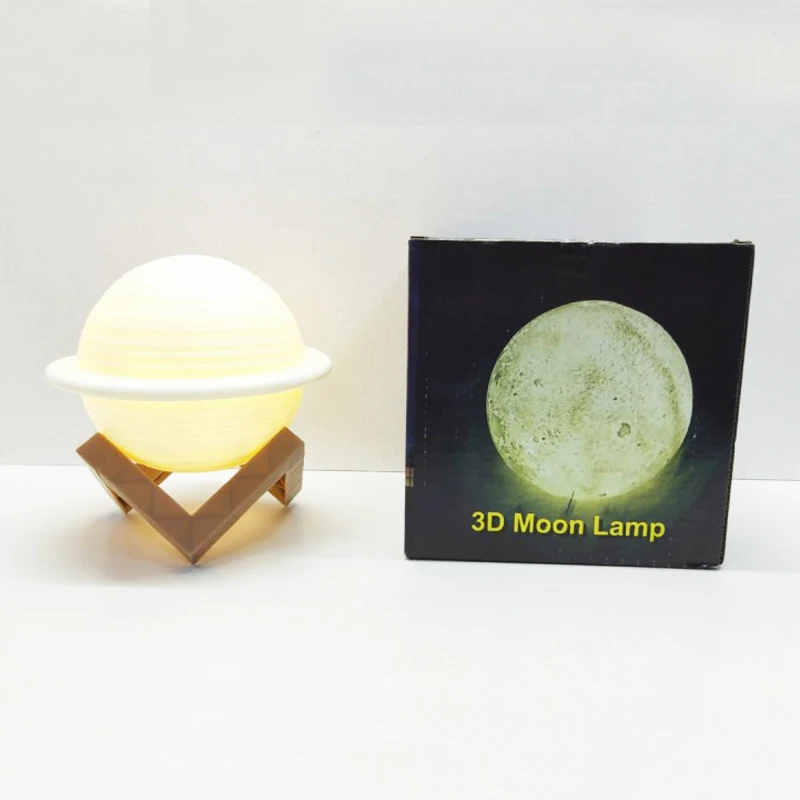 Paint Your Own Moon Lamp Kit Diy 3d Moon Night Light Crafts Kit Art ...