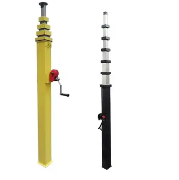 10 20 30 40 Foot Rapidly-deployable Telescopic Manual Lever Mast With ...