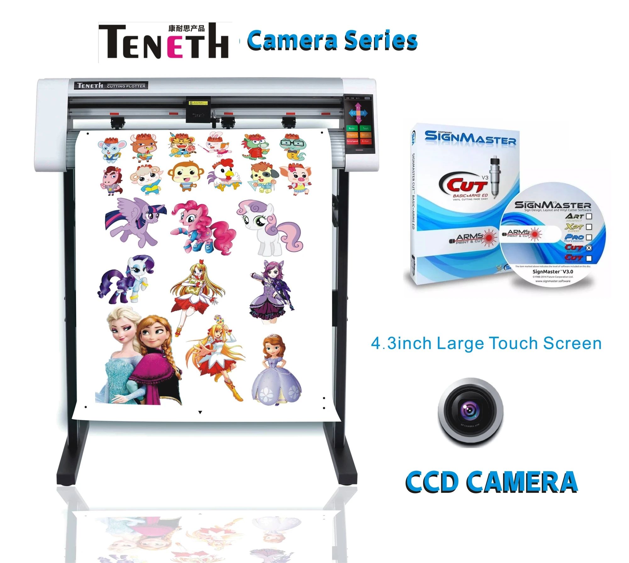 Teneth Cutting Plotter Vinyl Cutter Machine Sticker Print Cutting Machine Graph Plotter| Alibaba.com