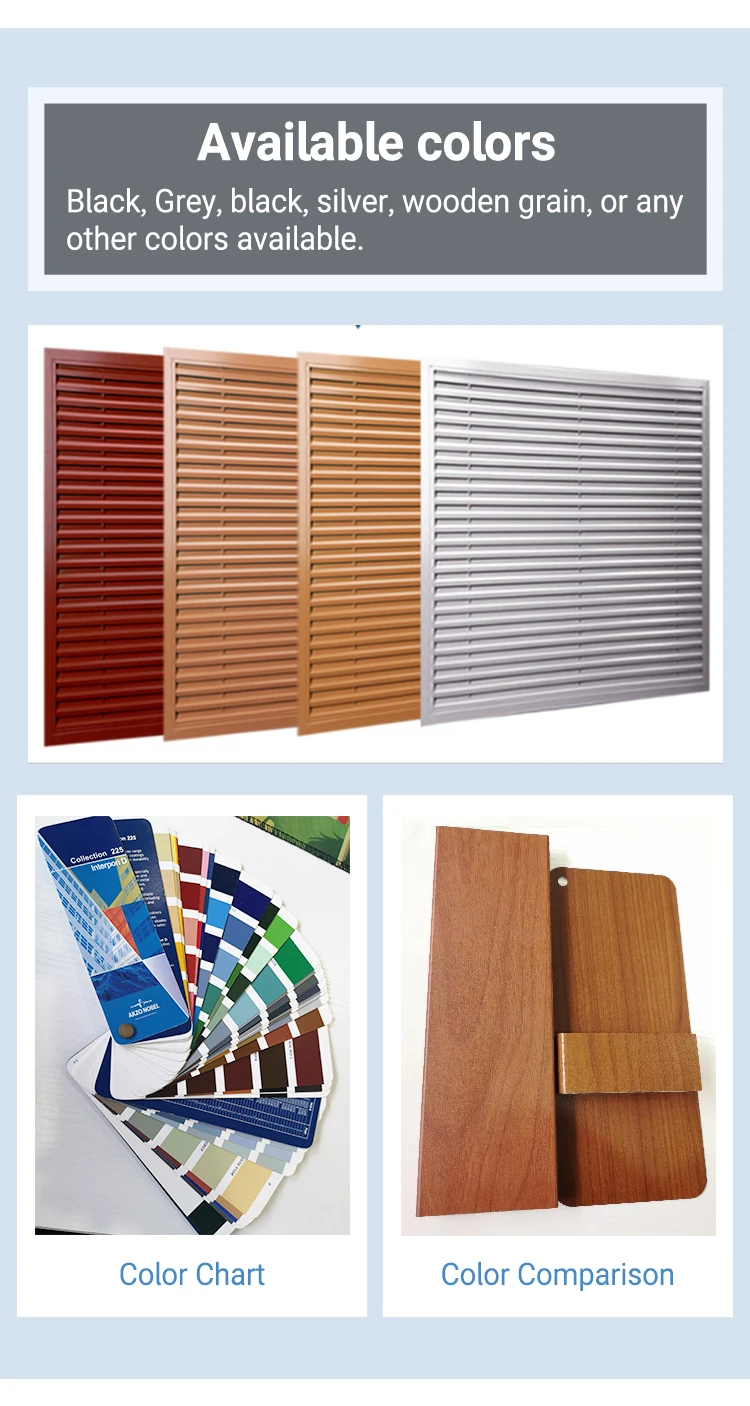 Modern Waterproof Louvered Aluminum Roller Slats/ Roller Shutter ...