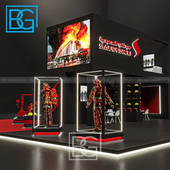 Aluminum Trade Show Booth Backlit Exhibition Display Exhibition Modules ...