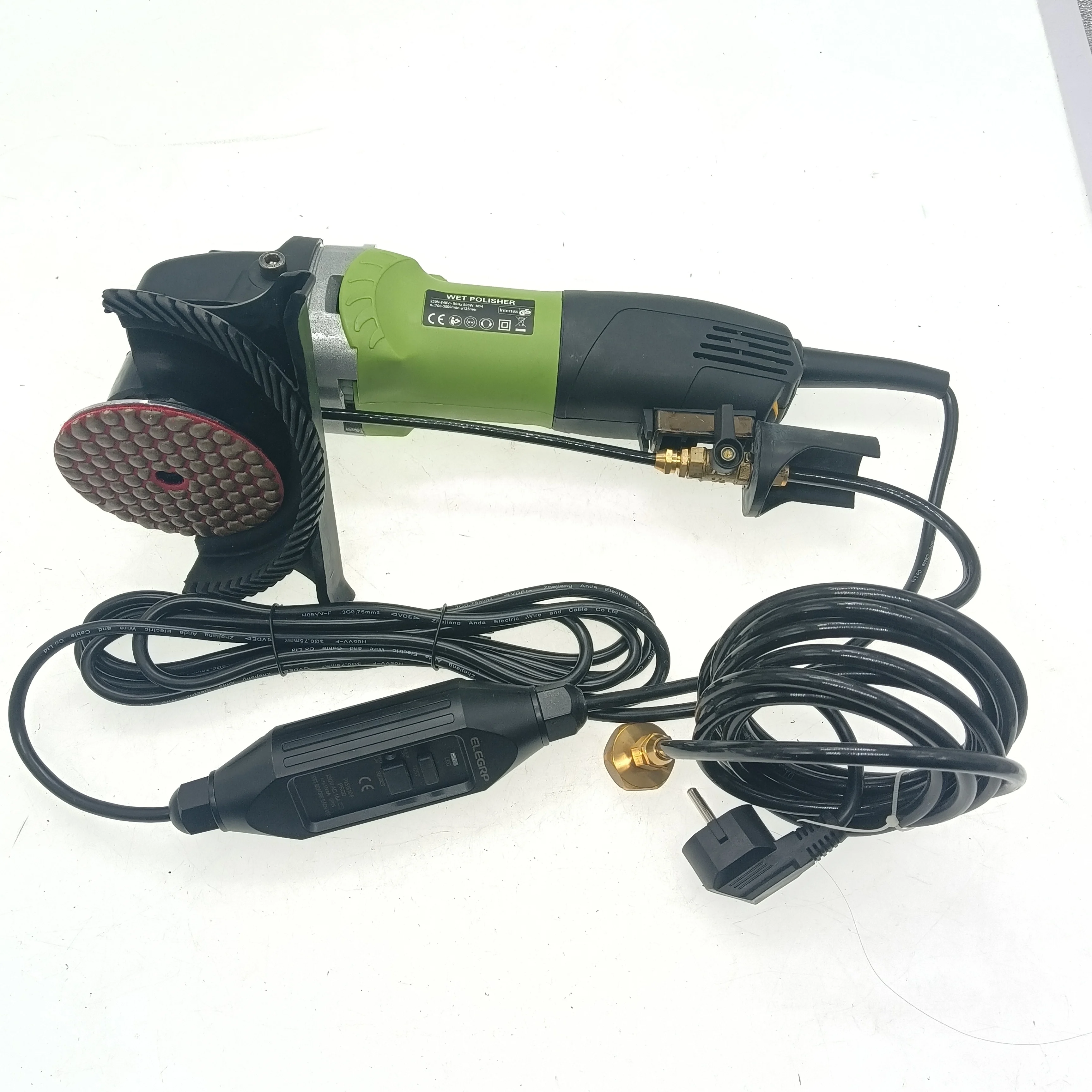Heavy Duty Electric Handle Wet Angle Grinder Polishing Machine