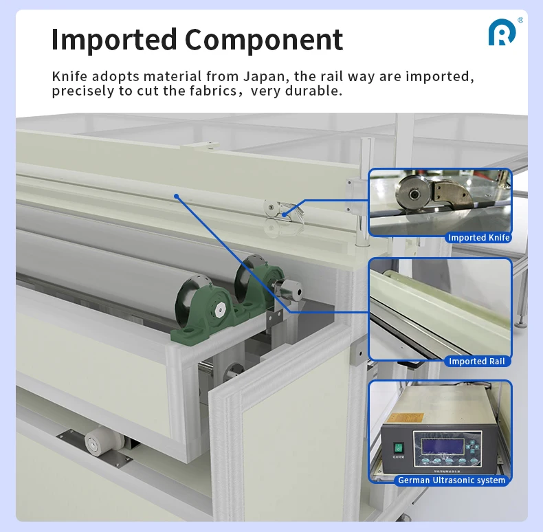 Ultrasonic Roller Blind Fabric Cutting Machine with Servo Motor ...