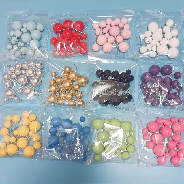 Mixed Size Foam Ball 2cm 2.5cm 3cm 4cm 20pcs Black Gold Sliver Pink ...