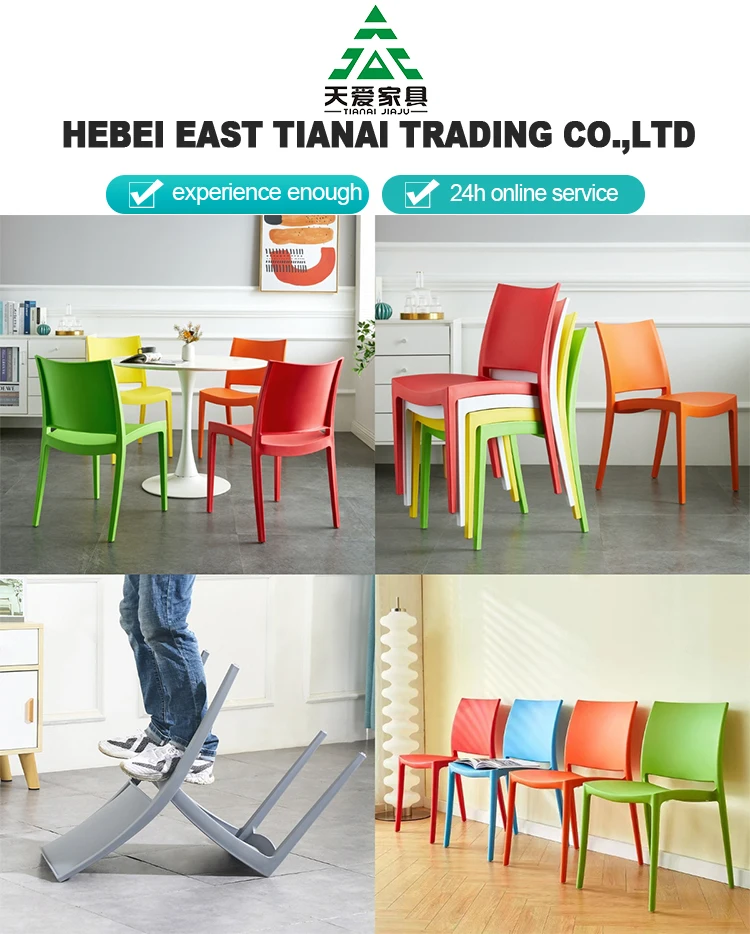 White Plastic Stackable Chairs High Quality Furniture Stackable Plastic ...