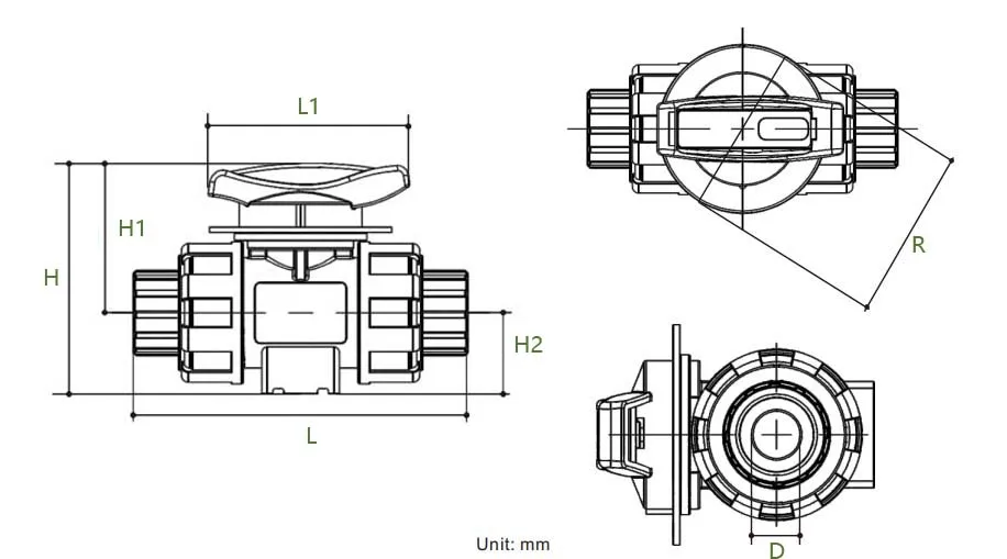 CPVC TRUE UNION BALL VALVE for Hot and Cold Water - Durable & Efficient