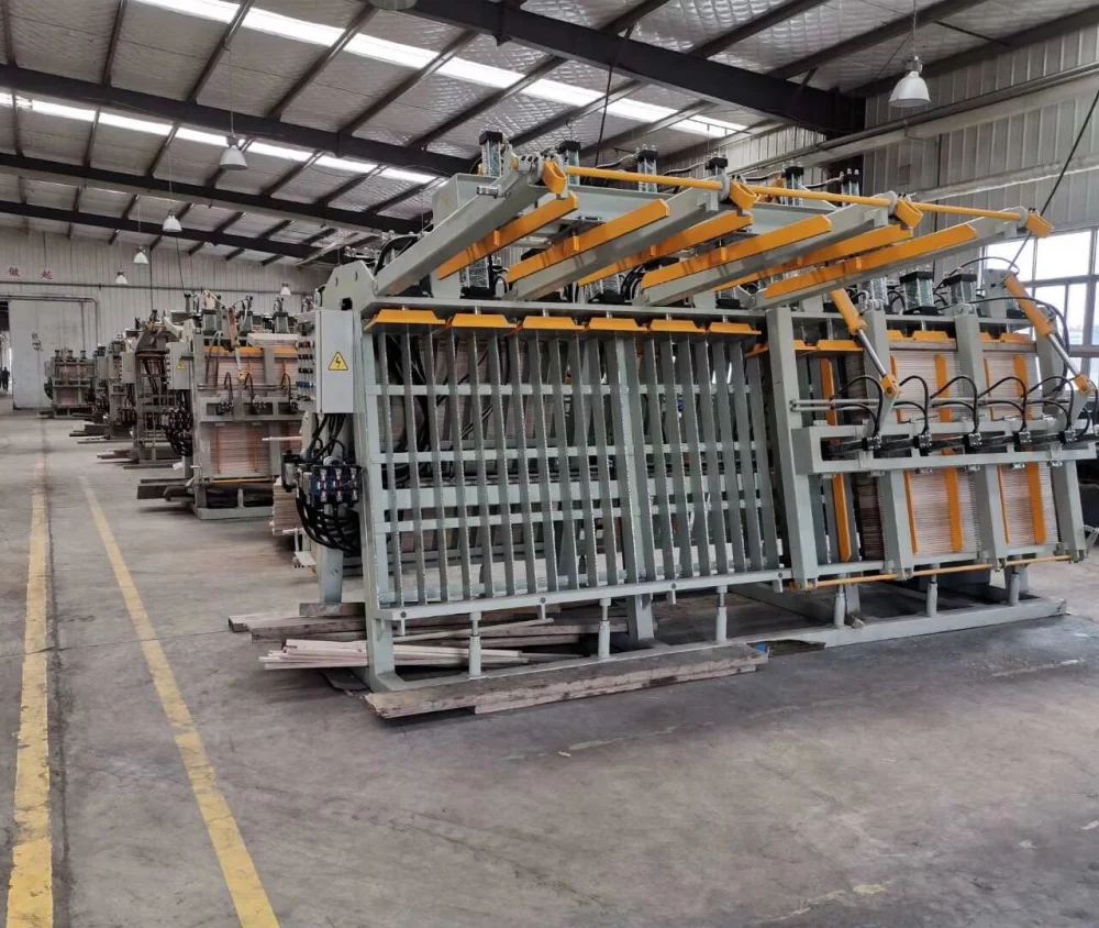 Edge Glued Laminated Timber Board Hydraulic Press Machine Wood Composer ...