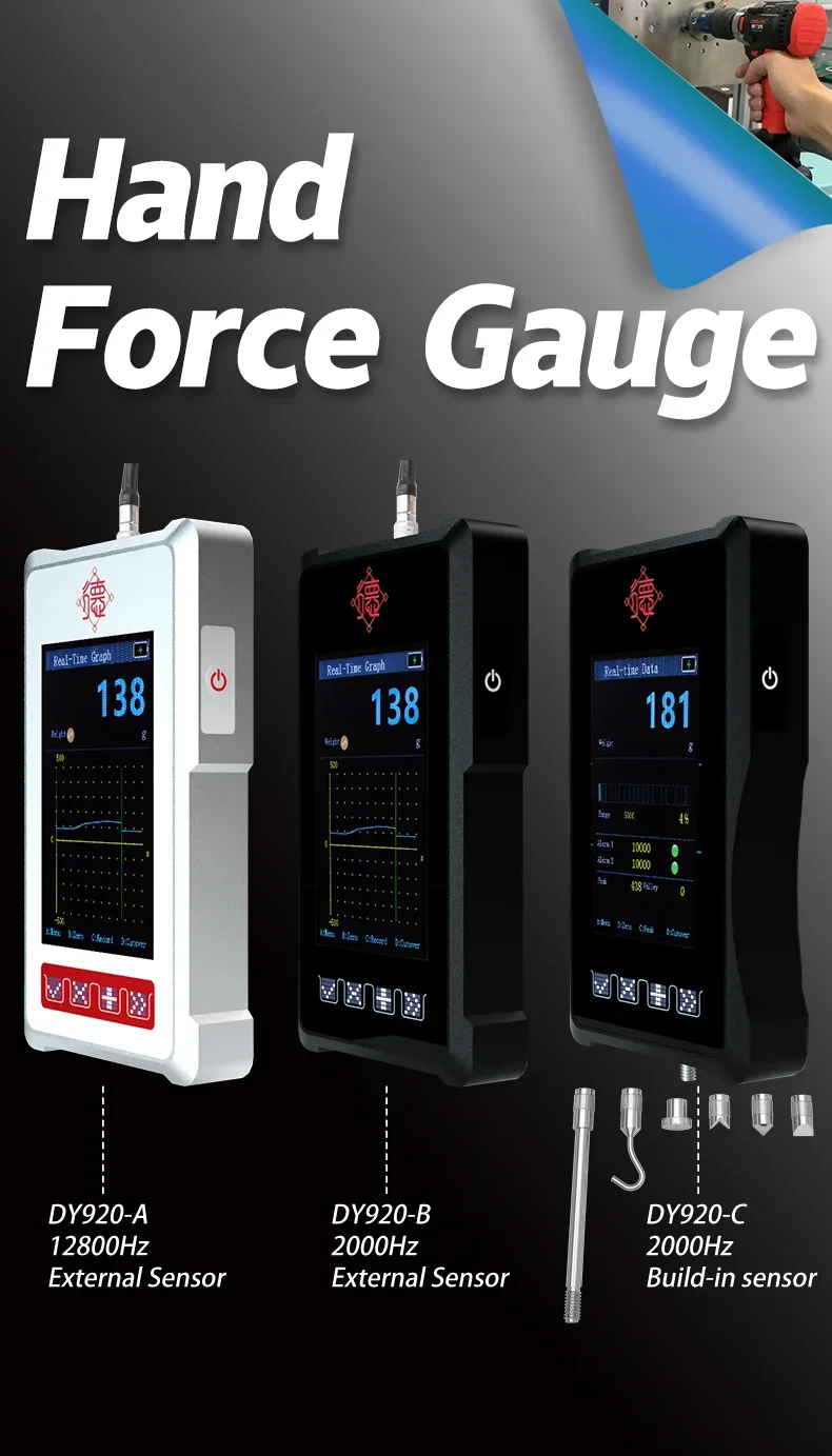 Hand Held Force Gauge - Portable Dynamometer for Precise Measurement