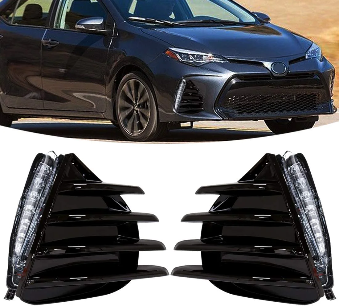 For 2017 2018 2019 Toyota Corolla Se Xse Driving Fog Lights Drl Lamps W ...