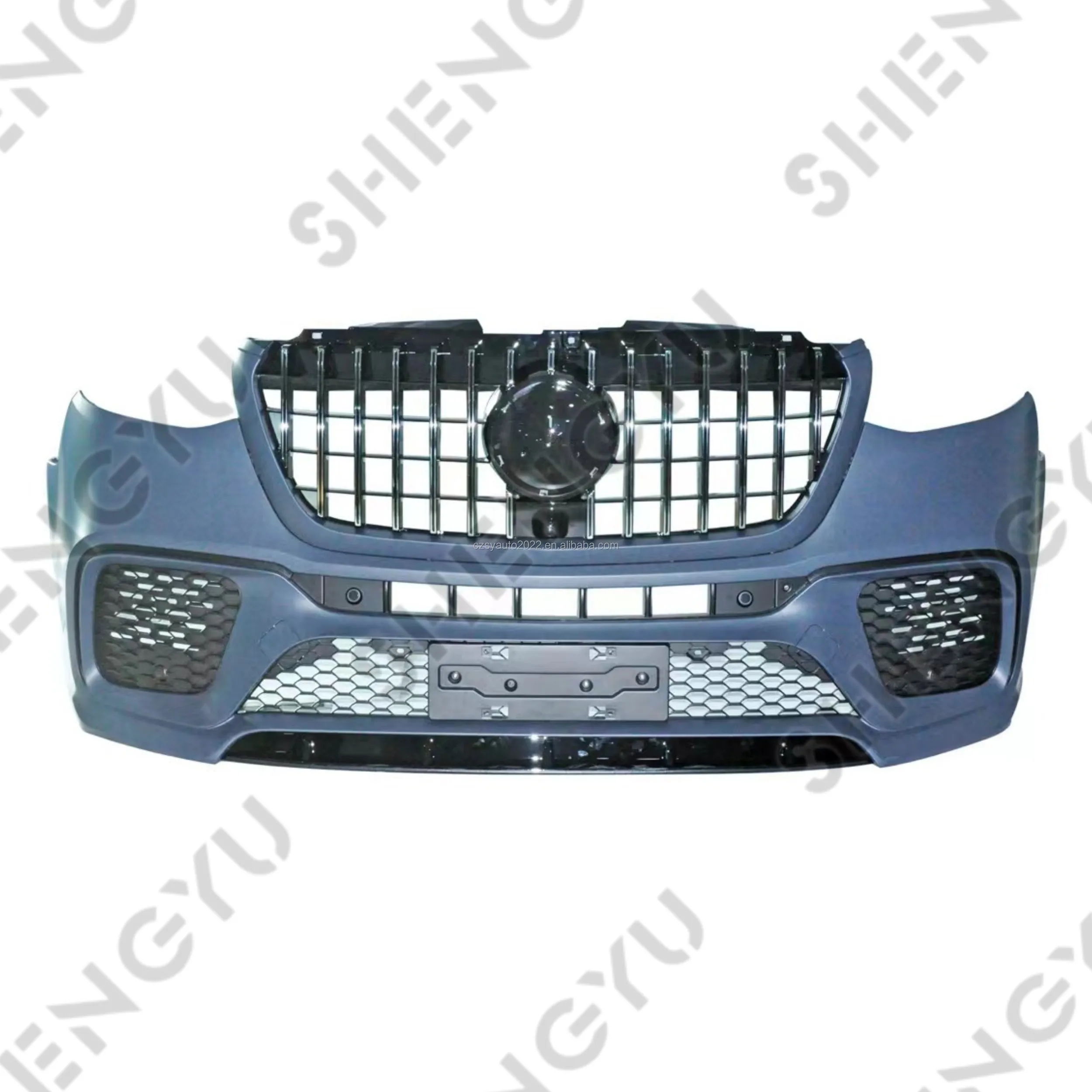 Body Kit Include Front Bumper Assembly Rear Lip Exhaust For Mercedes ...