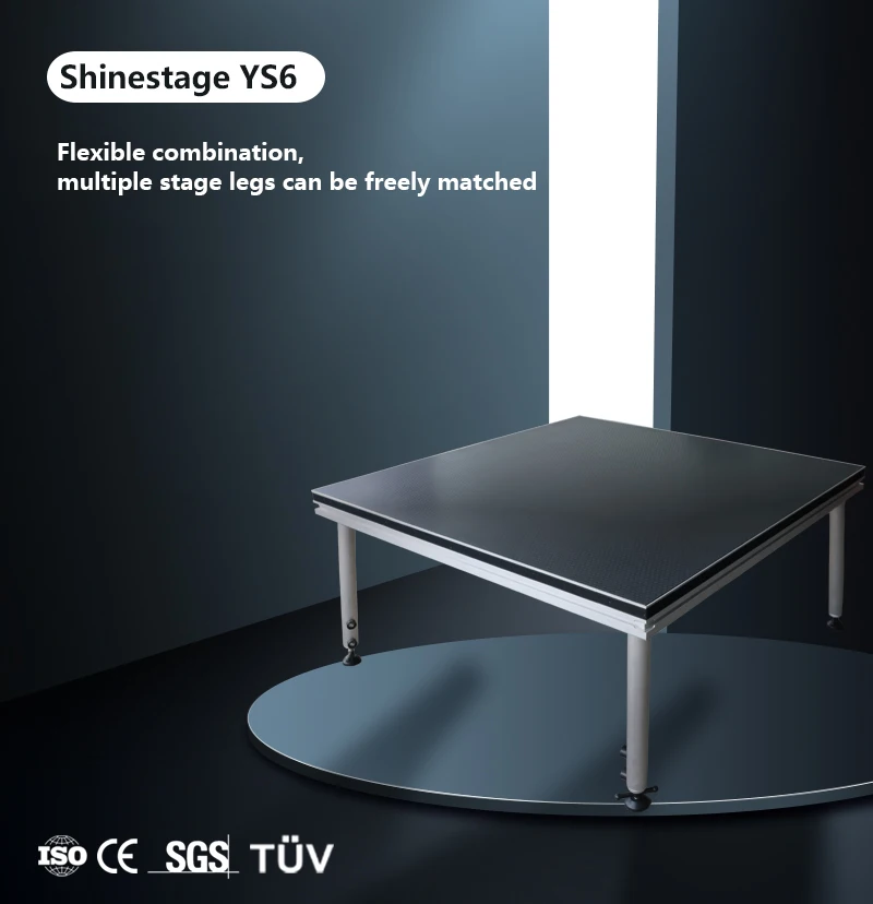 Portable Aluminum Stage Platform 4x4 4x8 10x10 Truss Displays Small ...