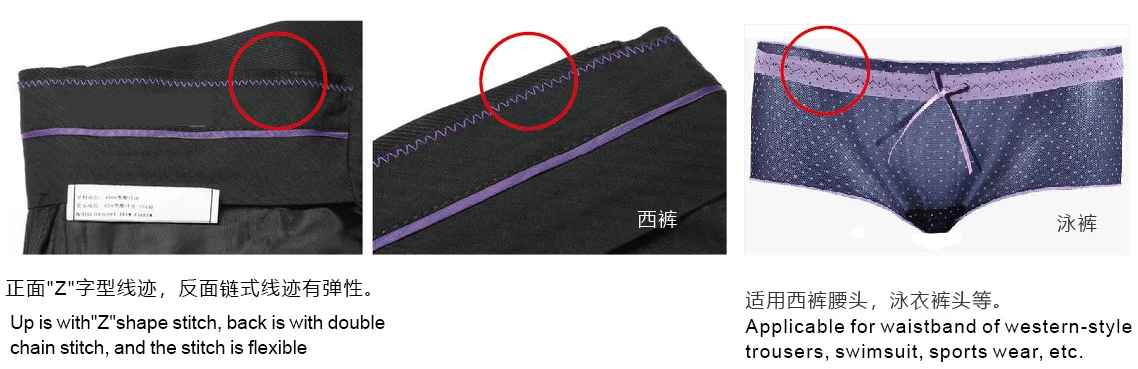 1301-2f Flat Bed Single Needle Double Chainstitch Picotting Sewing ...