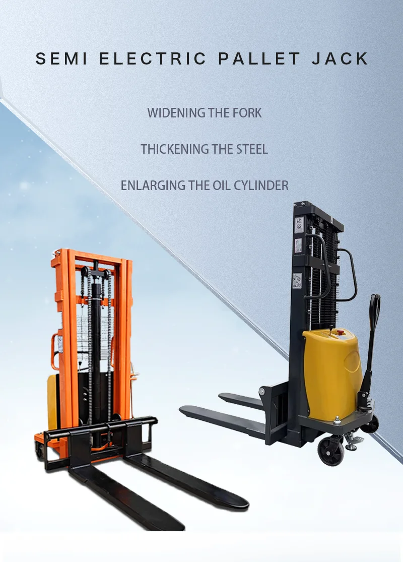 Lifting Semi Electric Stackers - Efficient Pallet Trucks