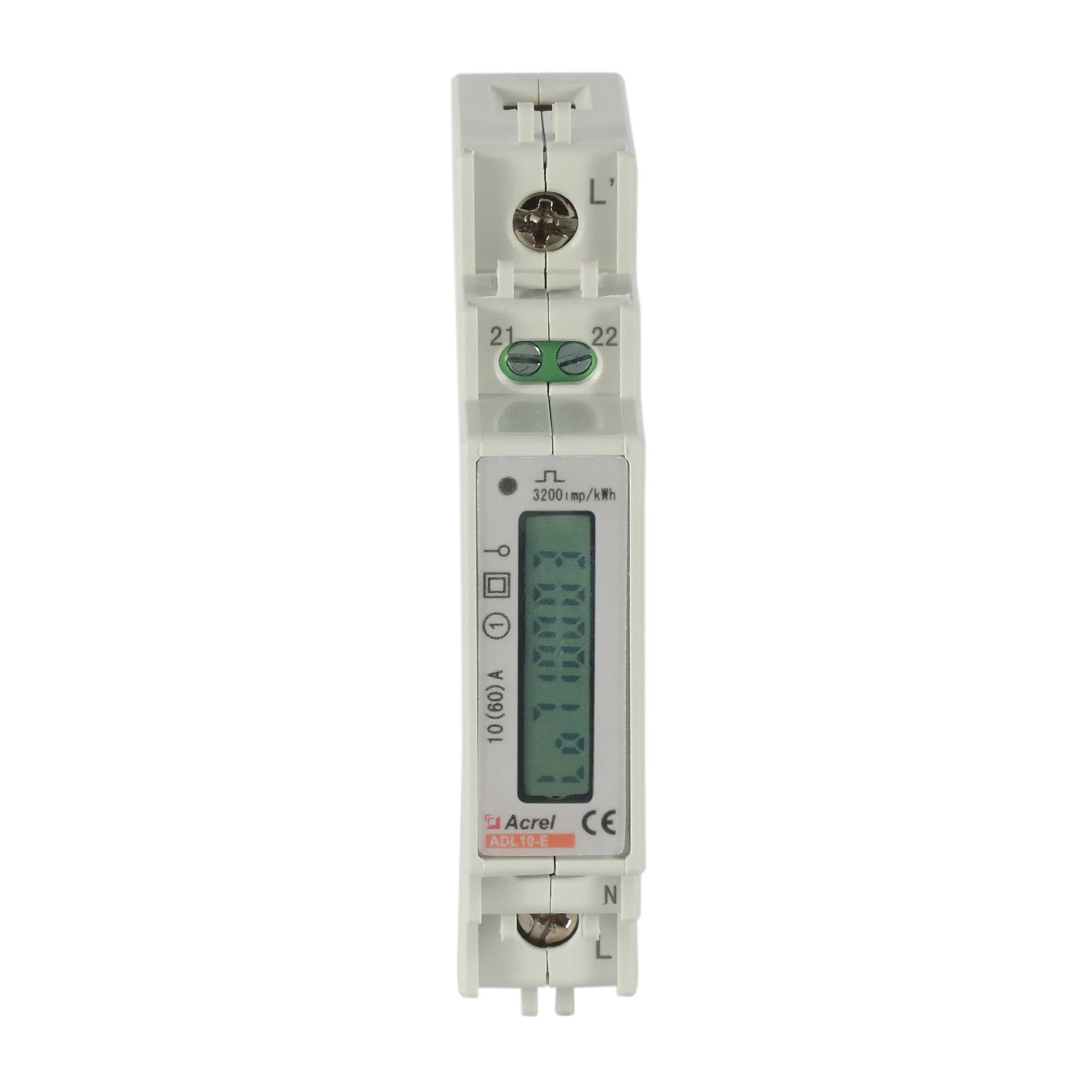 Acrel Adl10-e/c 1 Phase Energy Meter Max 60a Direct Connect Rs485 ...