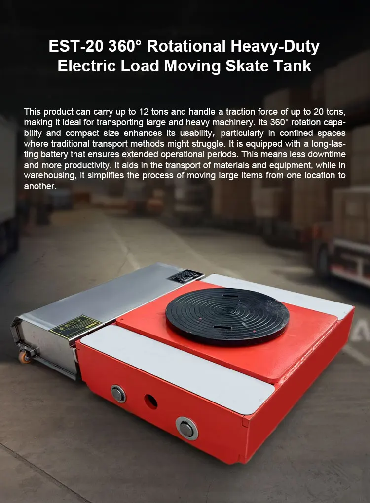 Industrial Heavy Duty Moving Skates - Efficient Material Handling