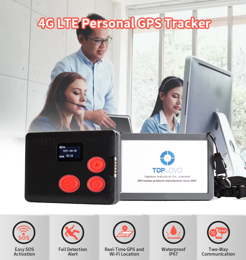 Mini 4G GPS Device Bc01 - IP67 Waterproof Tracker for Elderly