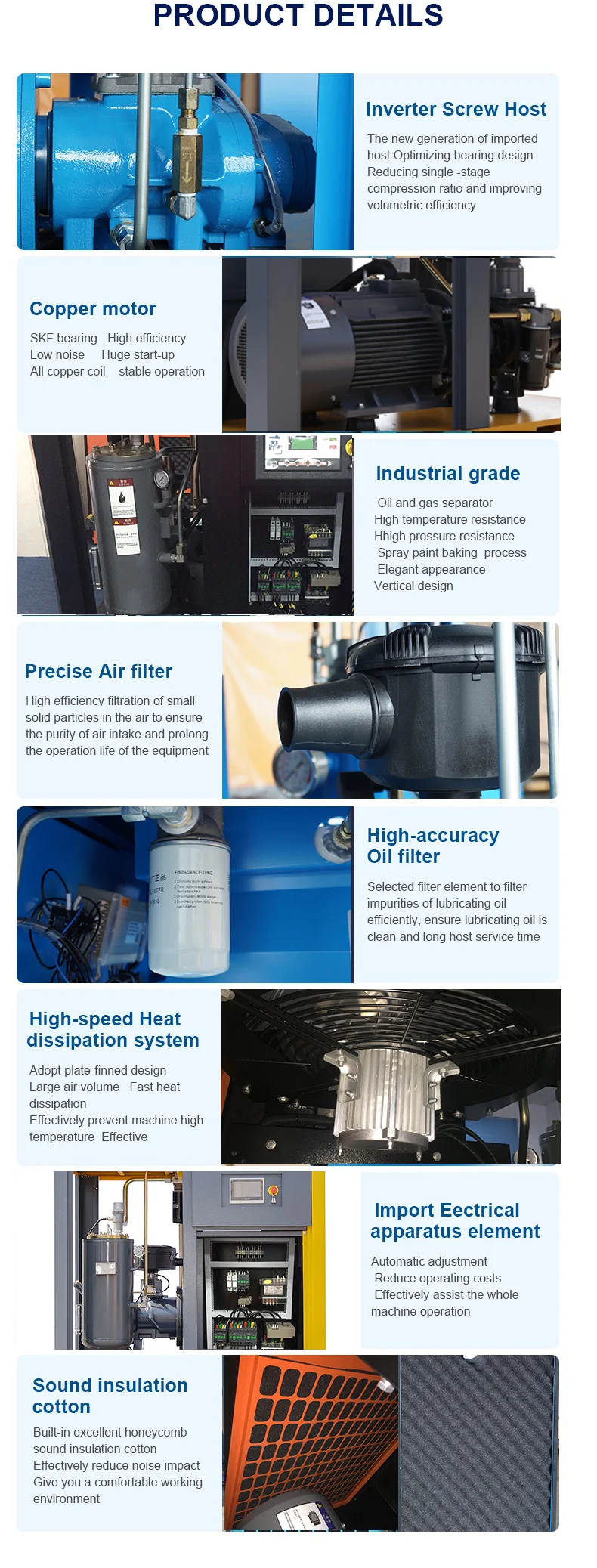 Cheaper Compressor 20hp 2.1m3/min 2.5m3/min 88cfm In Stock 380v 50hz ...