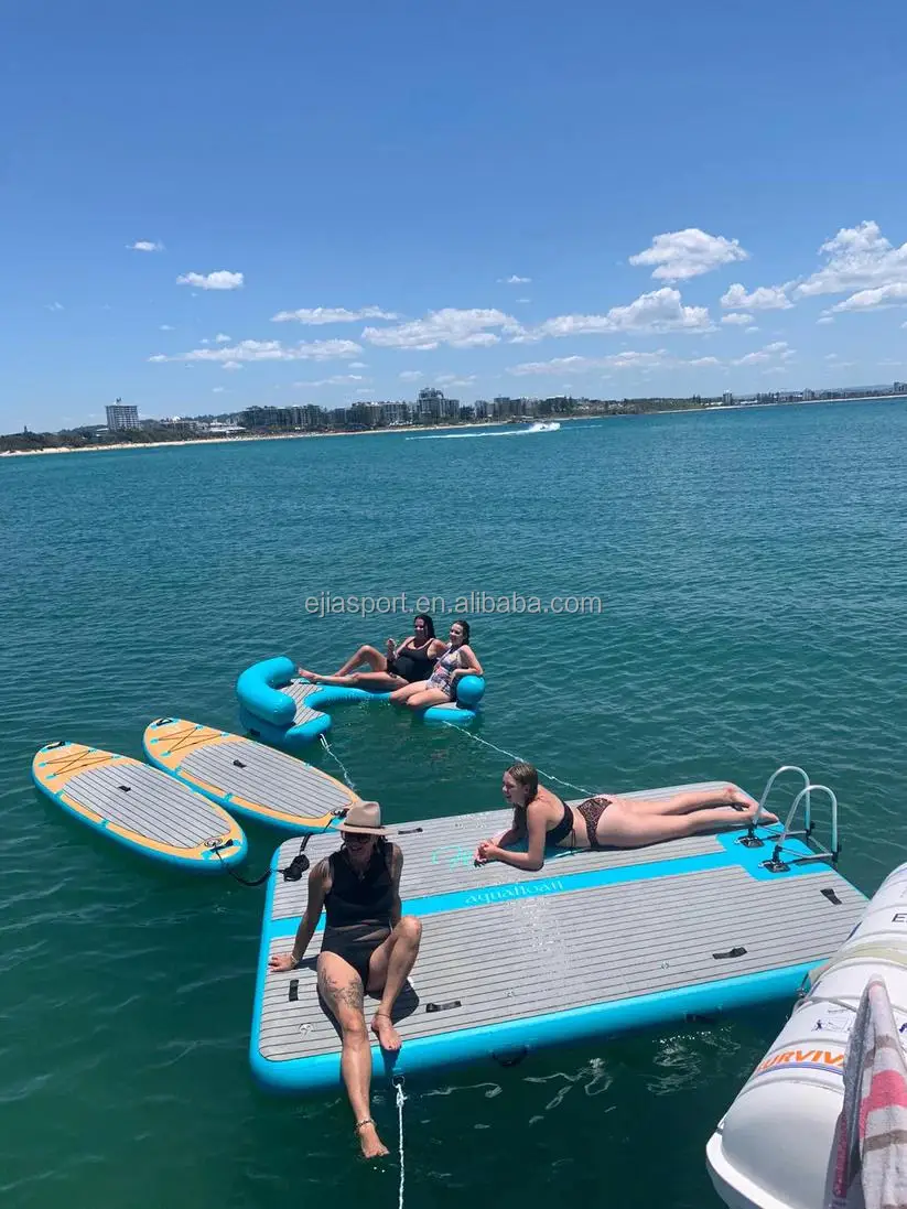 Inflatable Floating Docks - Durable and Non-Slip Platform