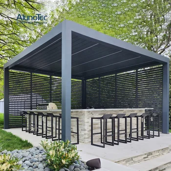 Alunotec Sun Room Covers Patio Gazebo Solar Pergola Garden Structure ...
