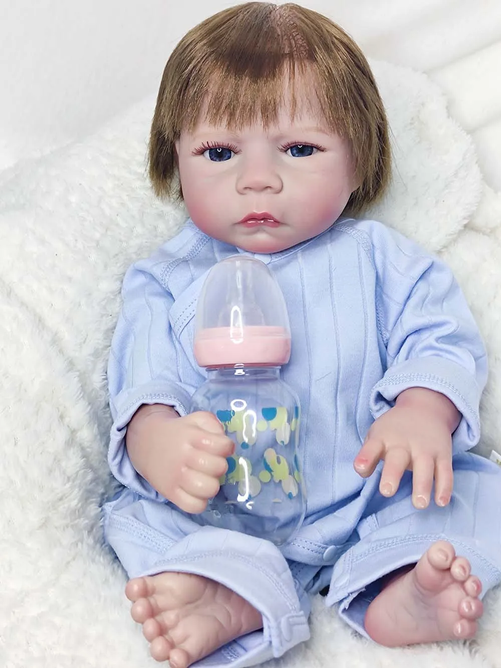 R&B Premie Newborn Baby Doll - Soft Full Body Silicone Vinyl Kit