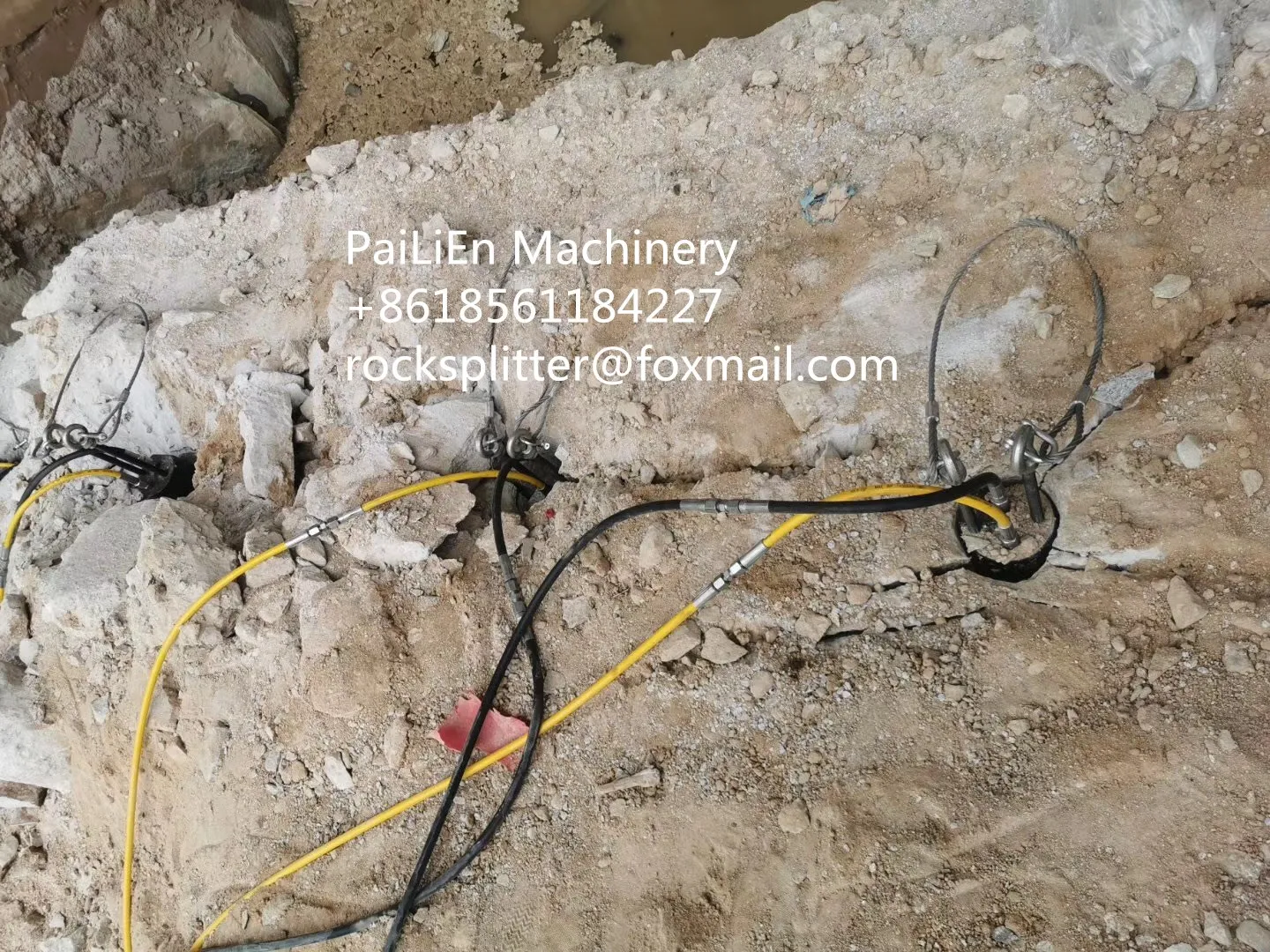 Nonexplosive Quarry Equipment - Efficient Rock Splitter