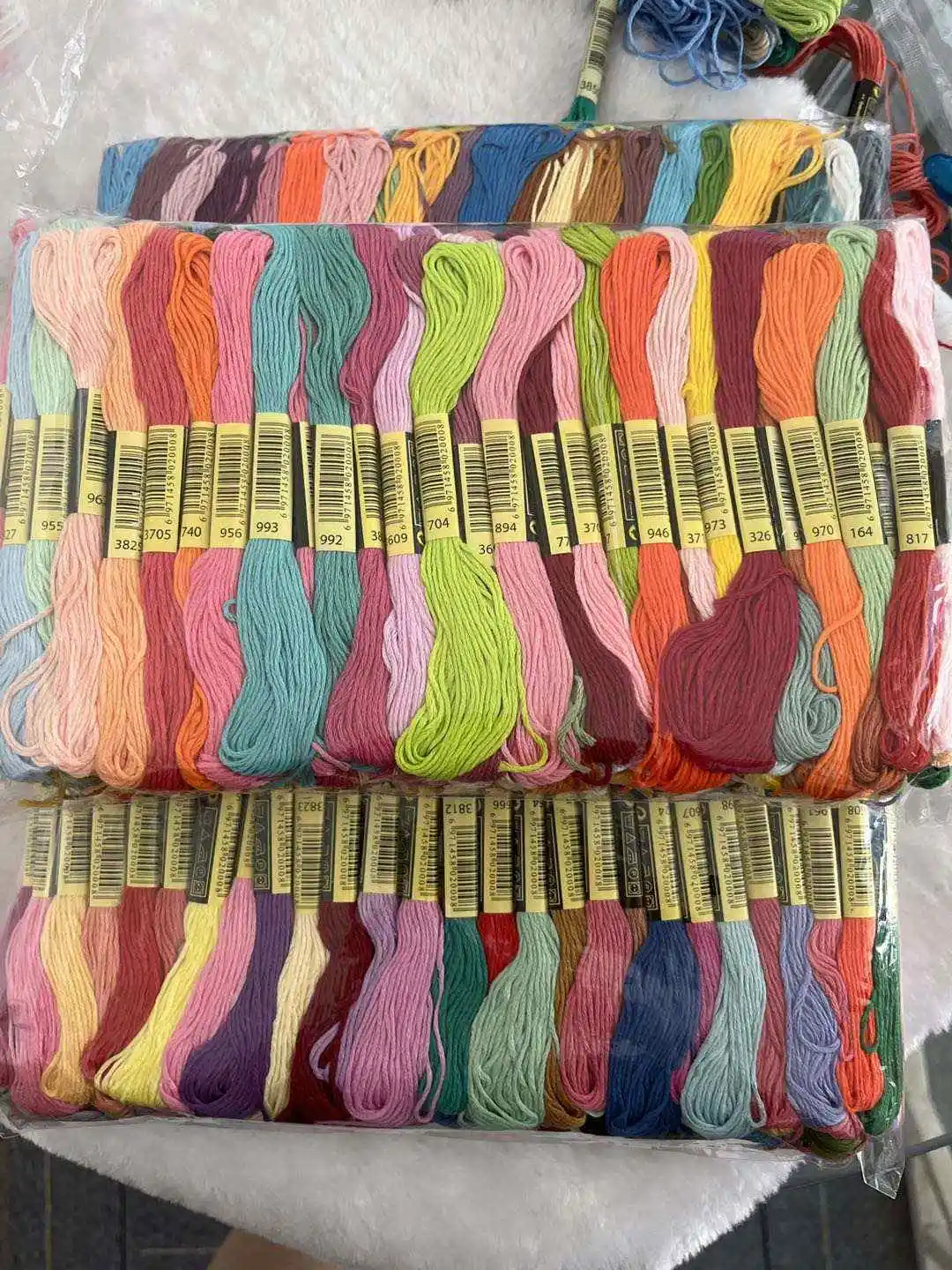 50 Colors DMC Cross Stitch Thread - Perfect for Embroidery