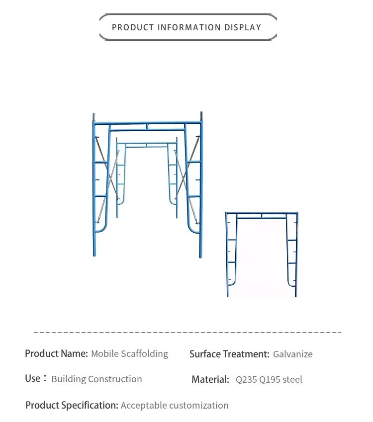 20 Ft Movable Scaffold - Durable, Versatile & Cost-effective