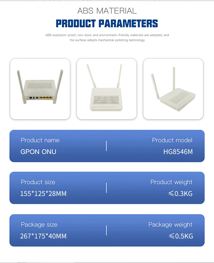New 2024 Wsee Xpon Ont Onu Hg8546m 1ge+3fe Wifi Good Price Optical ...