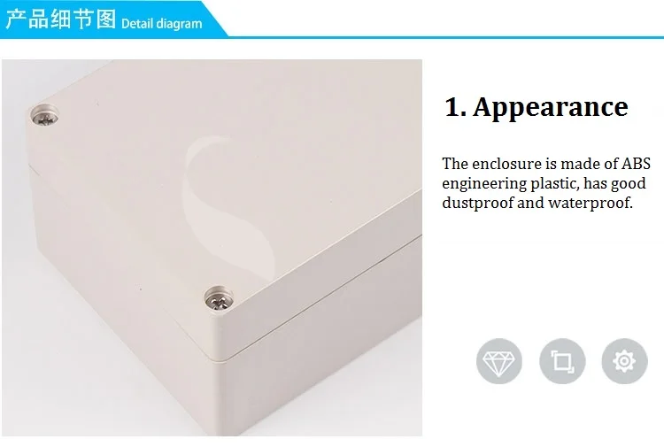 SAIPWELL IP65 Waterproof ABS Plastic Control Box Custom Electrical ...