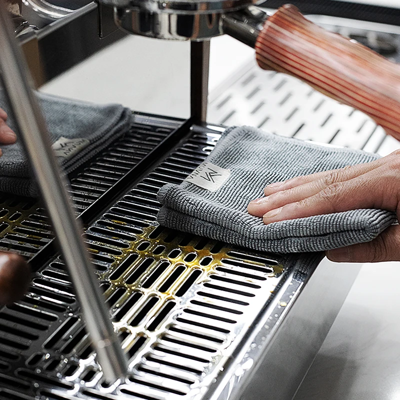 28CM*28CM LOGO Custom Barista Towel Bar Tool Coffee Machine Cleaning ...