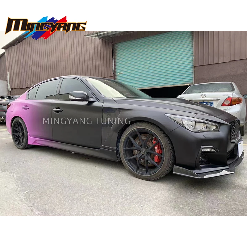 Q50 Fin - Carbon Fiber Shark Fin Front Lip for Infiniti