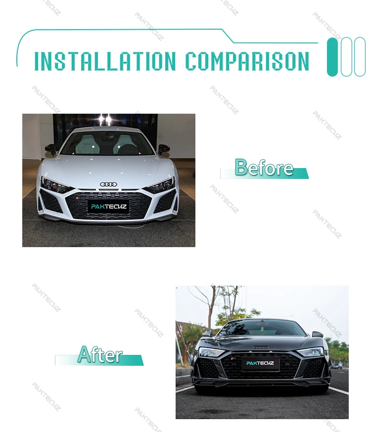 Genuine Paktechz Bodykit Dry Prepreg Carbon Fiber Tuning Parts Body Kit ...