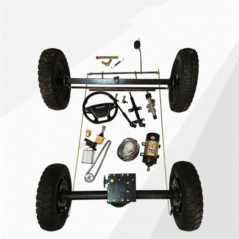 High Load 1.5ton 2000W Electric Vehicle Rear Assembly