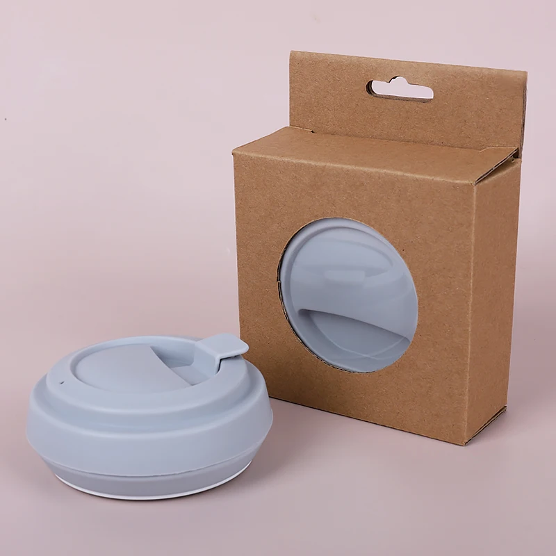 Reusable Portable Coffee Mug Heat Resistant Silicone Collapsible Travel ...