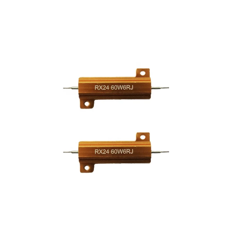 Rx24 10W200Rf Aluminium Gold Resistor Power Wirewound Resistor Dynamic ...