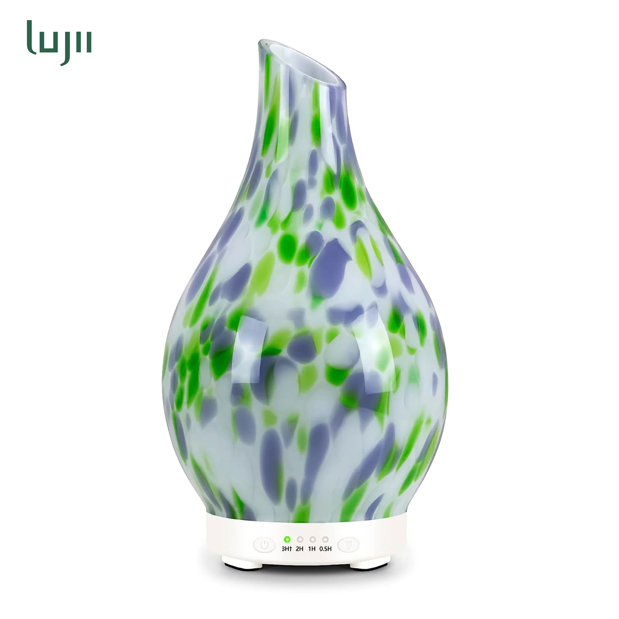 Handmade Glass Essential Oil Diffuser 120ml Ultrasonic Aromatherapy ...