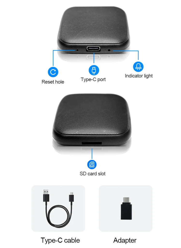 Mini Wireless Carplay Aibox Dongle Smartbox Adaptor Appel Car Play And ...