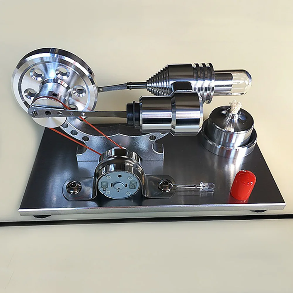 Experimental Miniature Engine Generator Hot Air Steam Engine Model ...