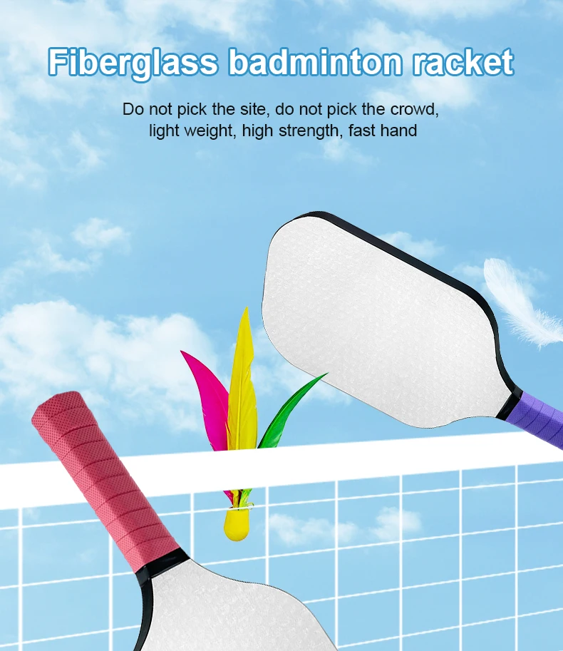 Professional Pickleball Factory Custom Logo Design Glass Fiber ...