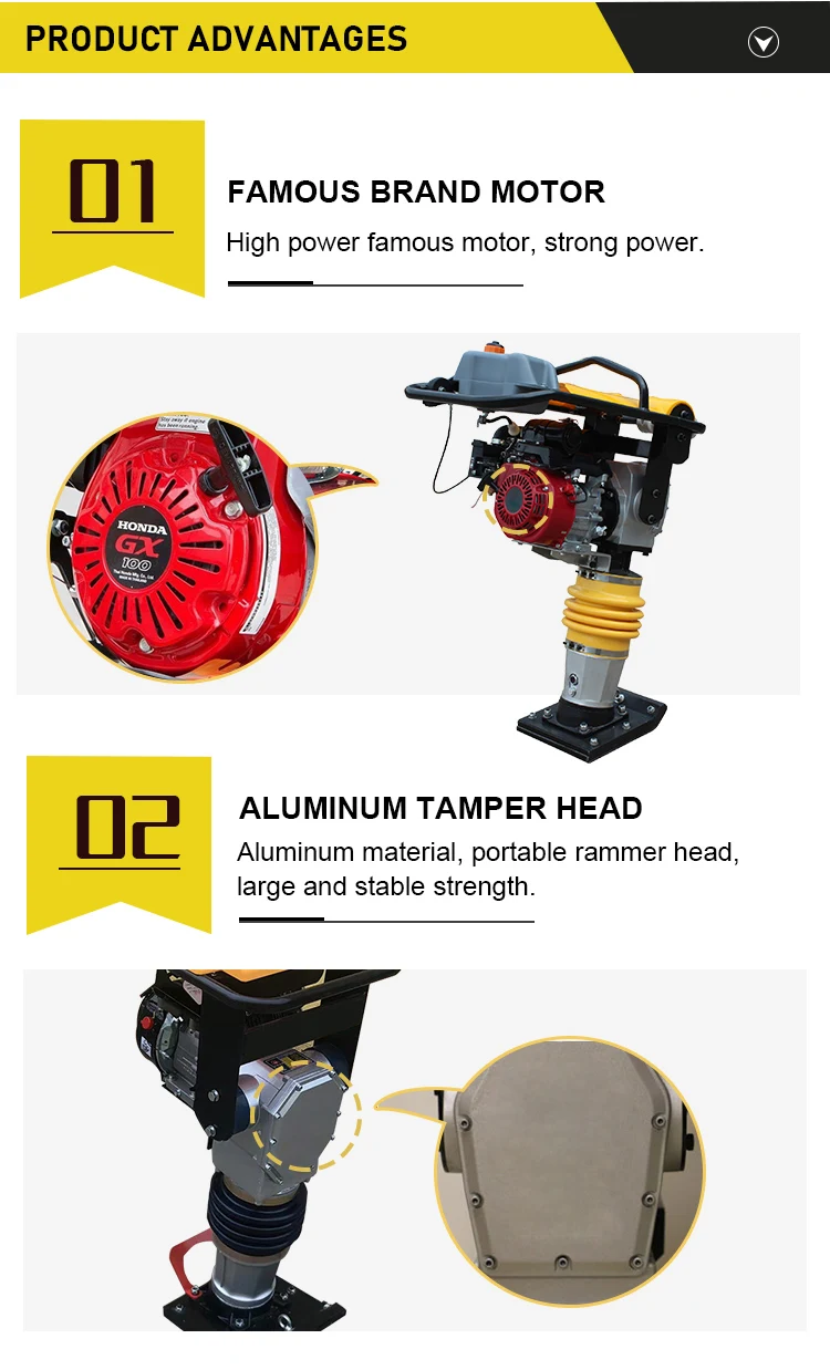 SONGMAO Factory Tamping Compaction Rammer Shoe Vibratory for Sale ...